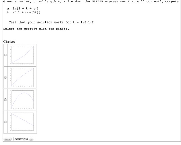 Solved Given a vector, t, of length n, write down the MATLAB | Chegg.com