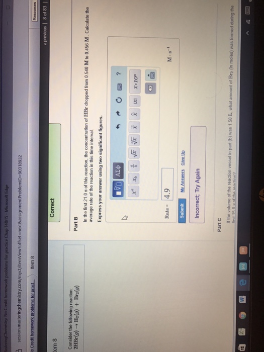 Solved Consider the following reaction: 2HBr(g) rightarrow | Chegg.com Solved Consider the following reaction: 2HBr(g) rightarrow | Chegg.com