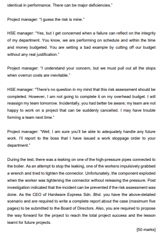 Solved Amazing Food Berhad awarded Hardware Express Sdn. | Chegg.com