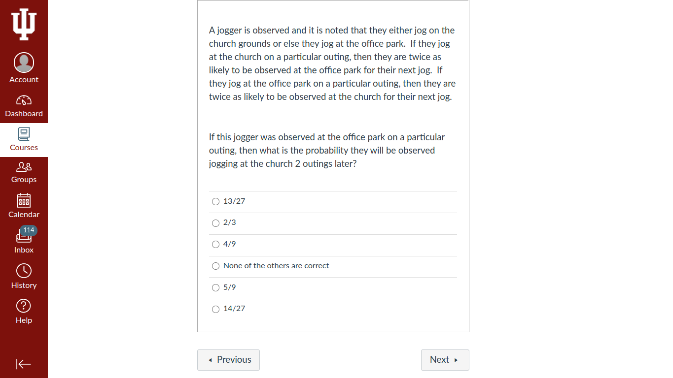 Solved U Let W = [w1 W2 w3] represent the vector of stable | Chegg.com