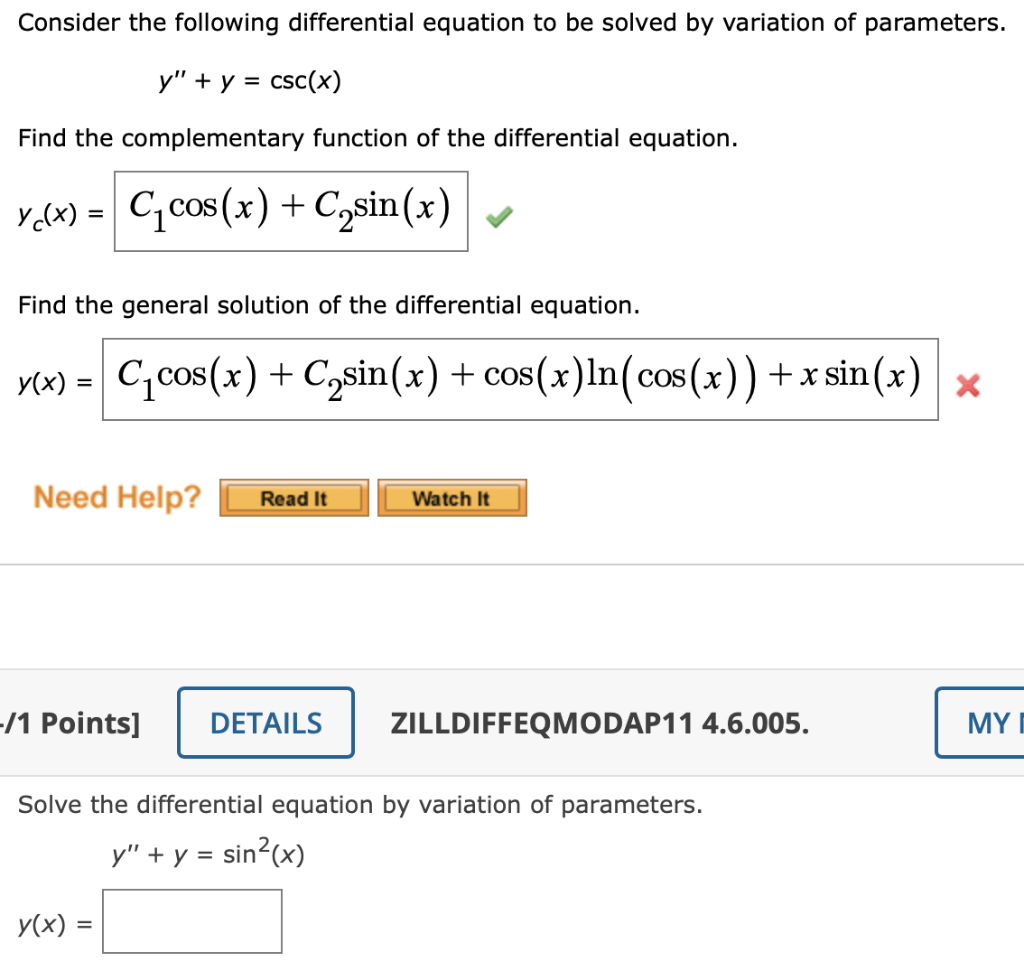Solved Consider the following differential equation to be | Chegg.com Solved Consider the following differential equation to be | Chegg.com