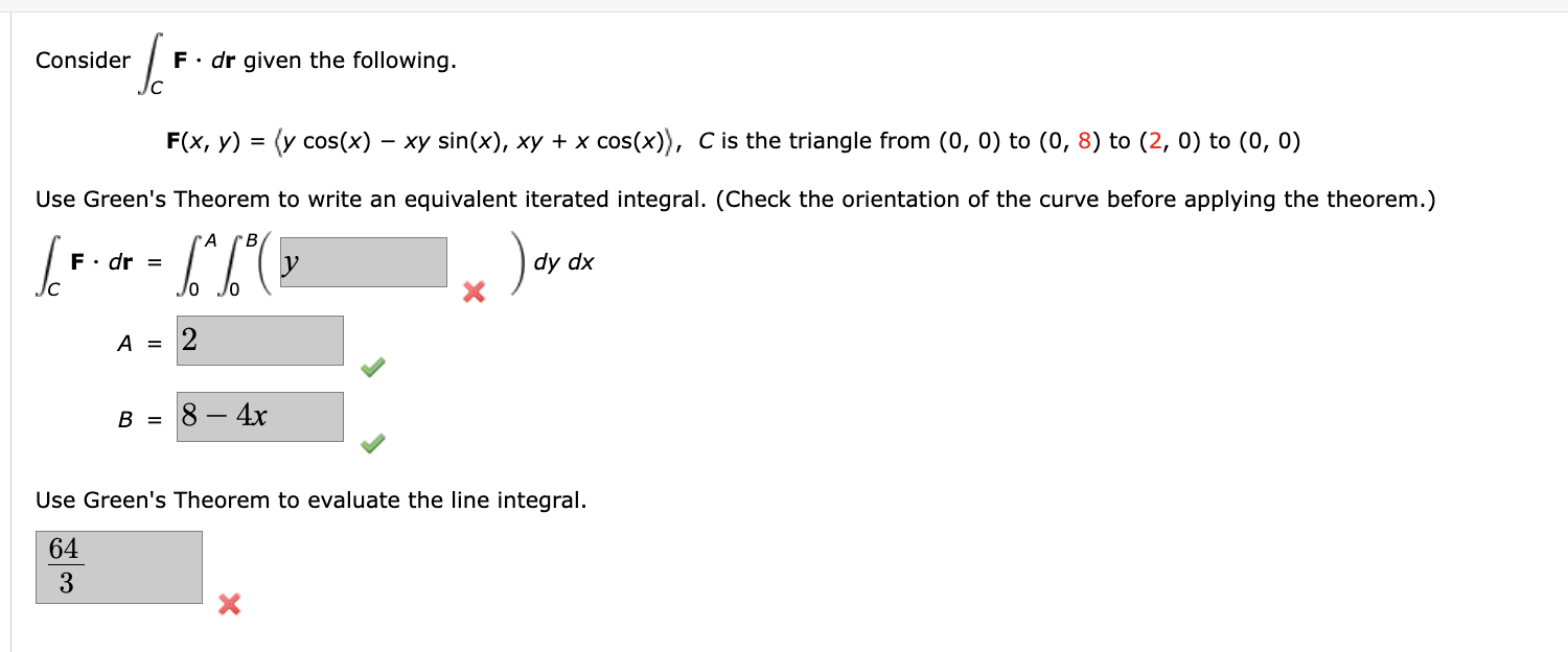 Solved Consider ∫CF*dr given the | Chegg.com Solved Consider ∫CF*dr given the | Chegg.com