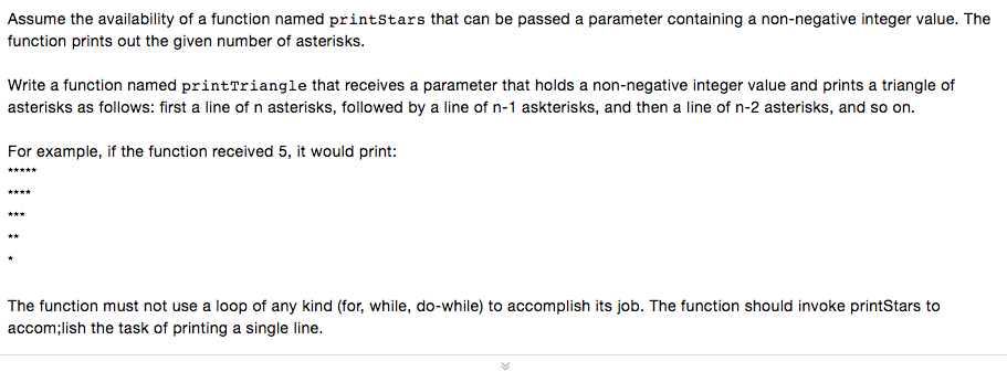 Solved Assume the availability of a function named | Chegg.com