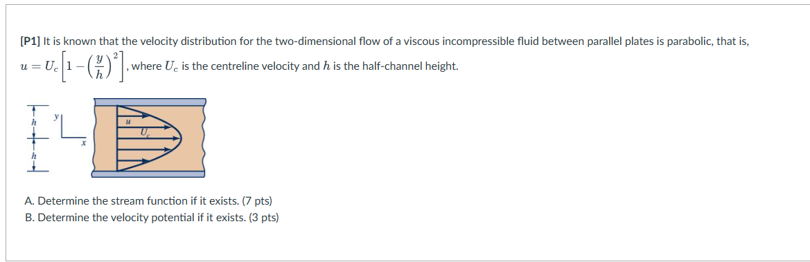 Solved [P1] It is known that the velocity distribution for | Chegg.com