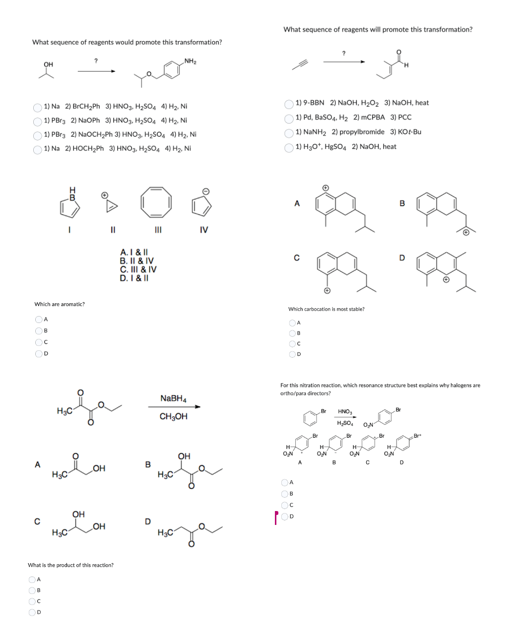 Solved Solve these 6 ﻿organic chemistry questions (they are | Chegg.com