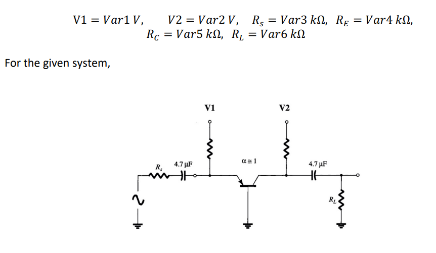 Solved V1=Var1 V,V2=Var2 | Chegg.com
