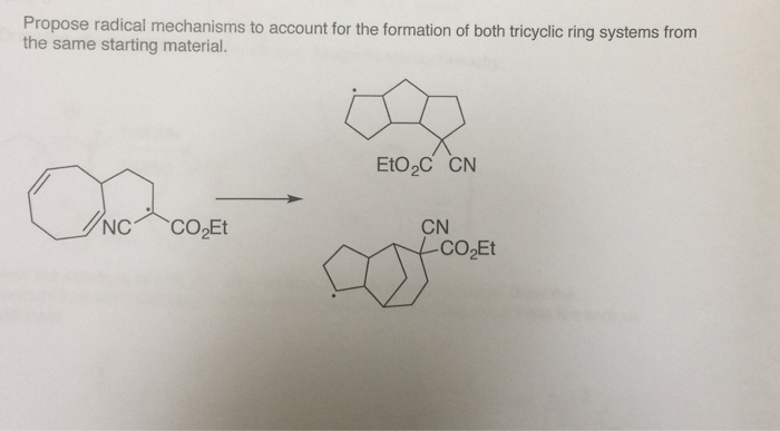 Solved Propose radical mechanisms to account for the | Chegg.com