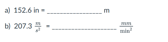 Solved Make the following conversions. Show all conversion | Chegg.com