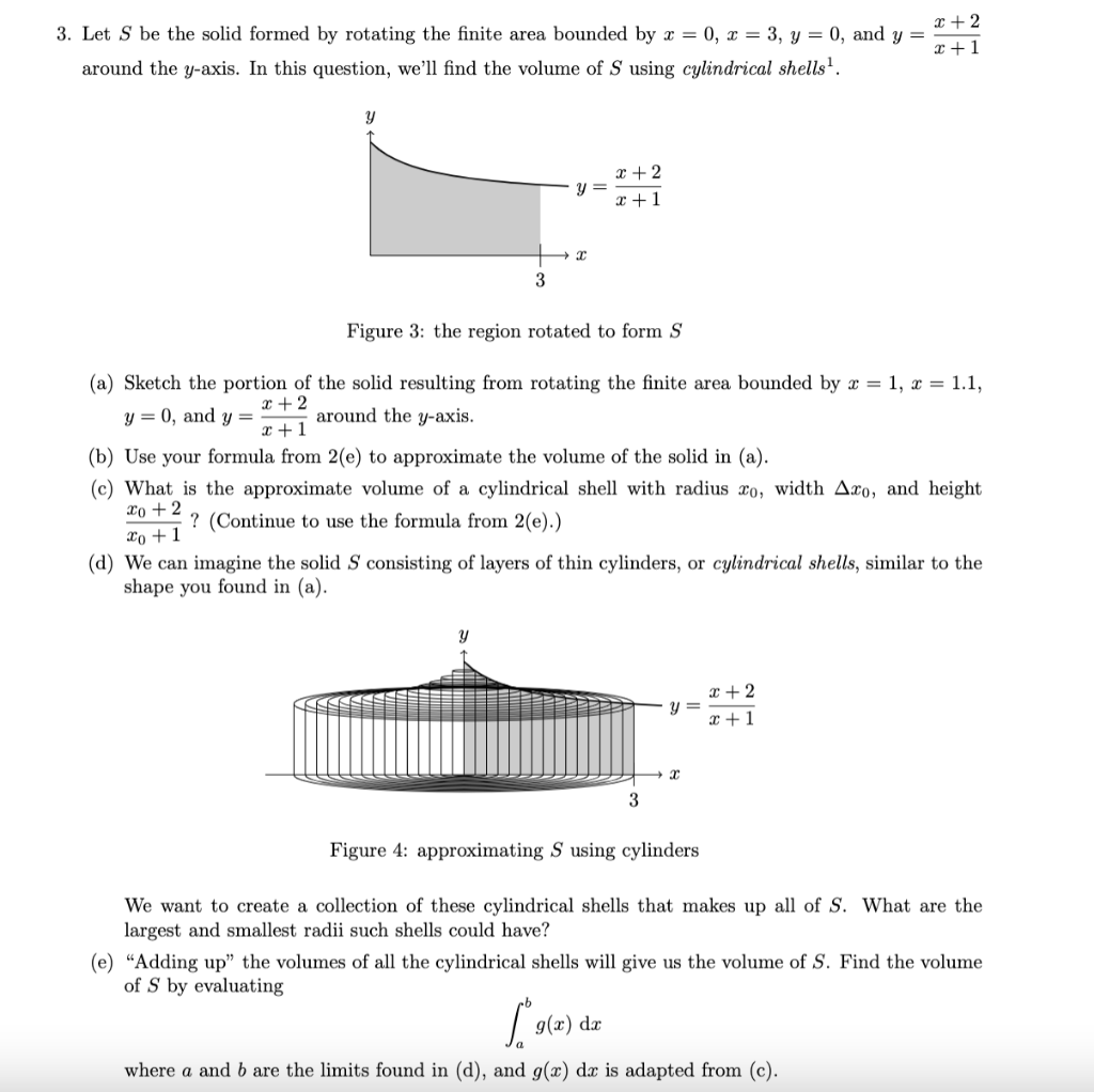 [Solved]: 3. Let S be the solid formed by rotating the fin