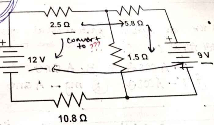 Solved Find the current and voltage drop for each of the | Chegg.com