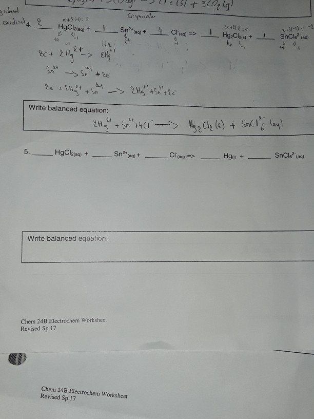 Solved Write balanced equation: 7. Cus)+ HNO3(aq) => | Chegg.com