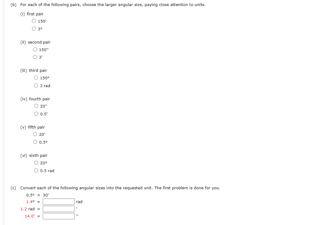 Solved Angular Measurements Astronomers often measure the | Chegg.com