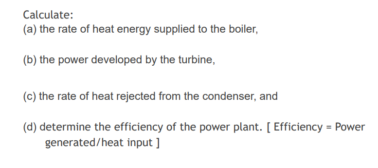 Solved Task 2: Calculate the power output and efficiency of | Chegg.com