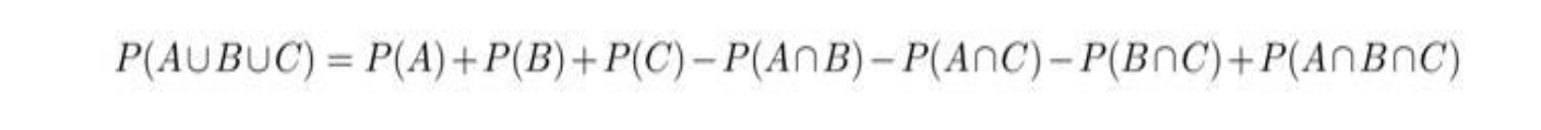 Solved P(AUBUC) = P(A)+P(B)+P(C)– P(AnB)- P(AnC)- | Chegg.com