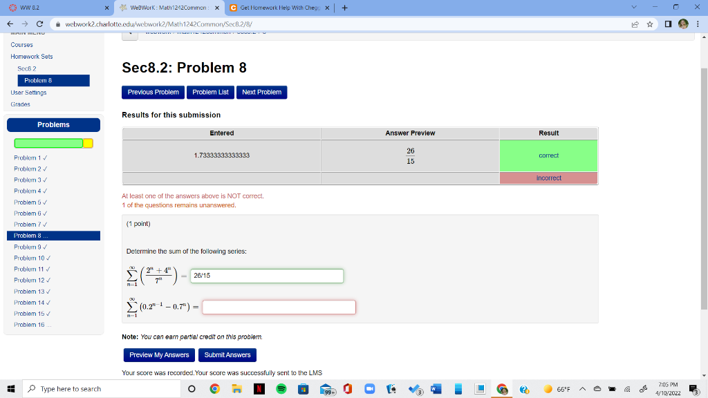 Solved WW 6.2 X WebWork: Math 12/12 Common X х C Get | Chegg.com