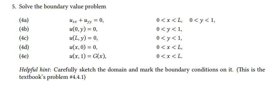 Solved 5. Solve the boundary value problem | Chegg.com