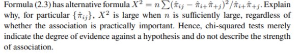 Solved Formula (2.3) has alternative formula X? = n Eîtij – | Chegg.com