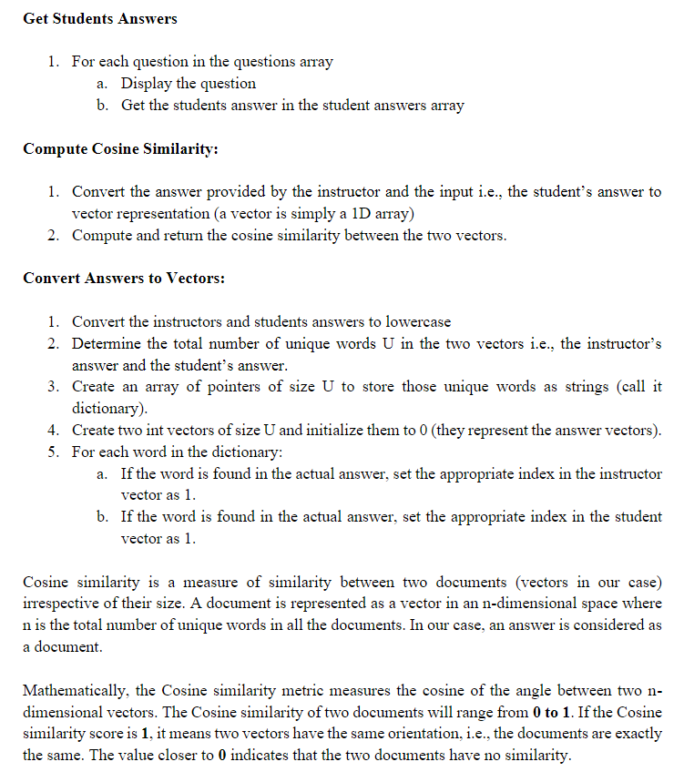 Solved Grading an exam is a tedious job. While MCQs are | Chegg.com