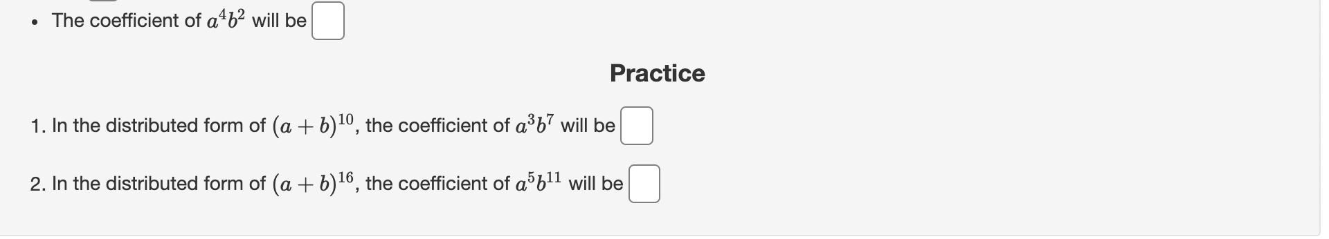 Solved Powers of Binomials Pascal's triangle is a number | Chegg.com