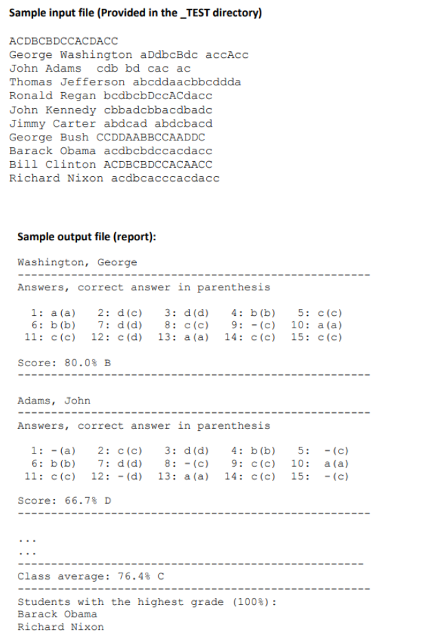 Solved Objectives: Use strings, files, and command line | Chegg.com