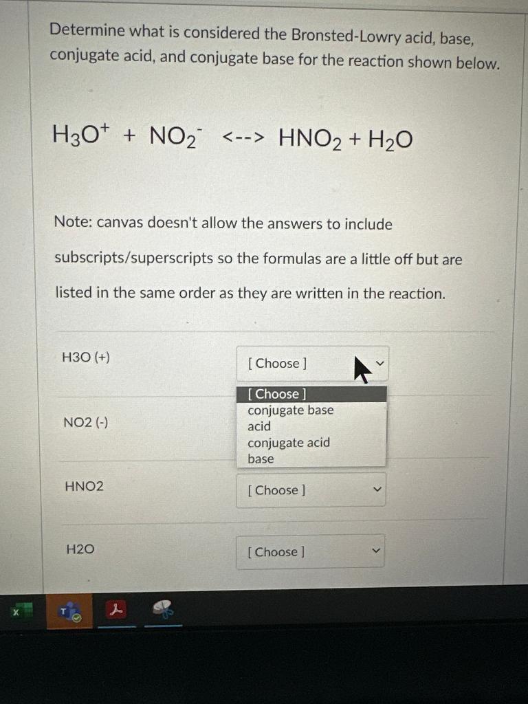 Solved Determine what is considered the Bronsted-Lowry acid, | Chegg.com