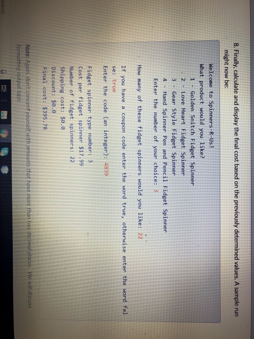 Solved CSC 130 Lab 4 | Chegg.com