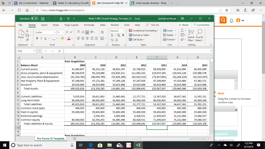 Assumptions: In addition to the growth rate, they | Chegg.com