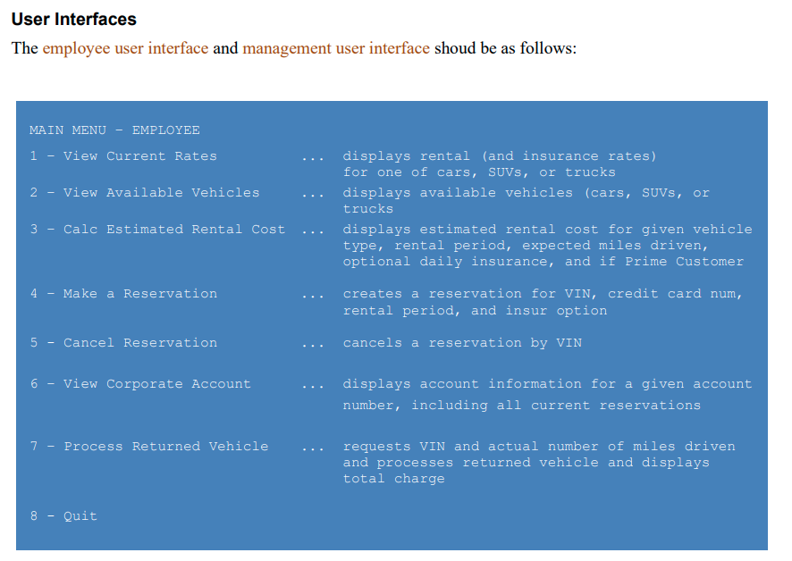 Solved Abstract Vehicle Class instance variables private | Chegg.com