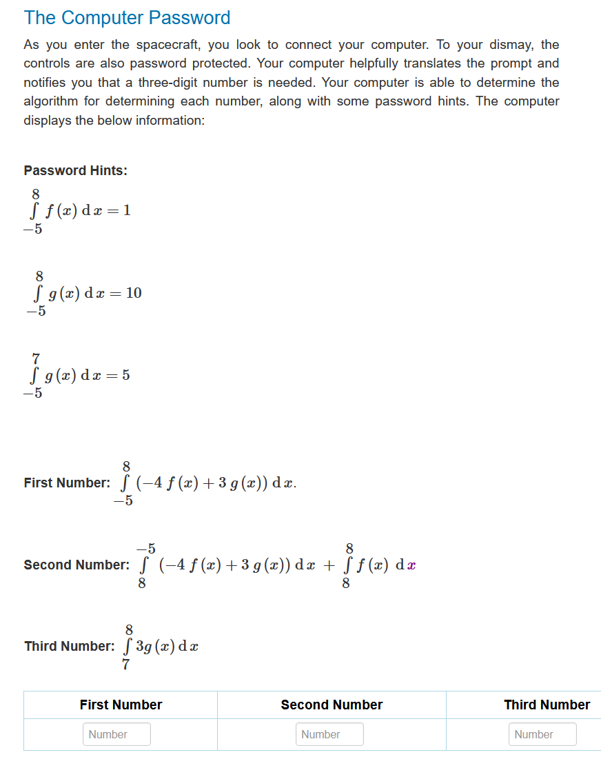 Solved The Computer Password As you enter the spacecraft, | Chegg.com