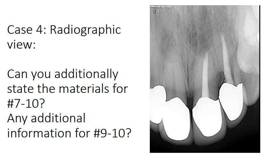 Case 4: Radiographic view: Can you additionally state | Chegg.com