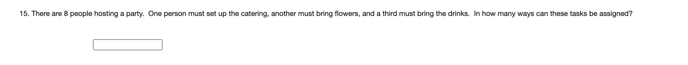 Solved COUNTING METHODS HOMEWORK 1. A sales representative | Chegg.com