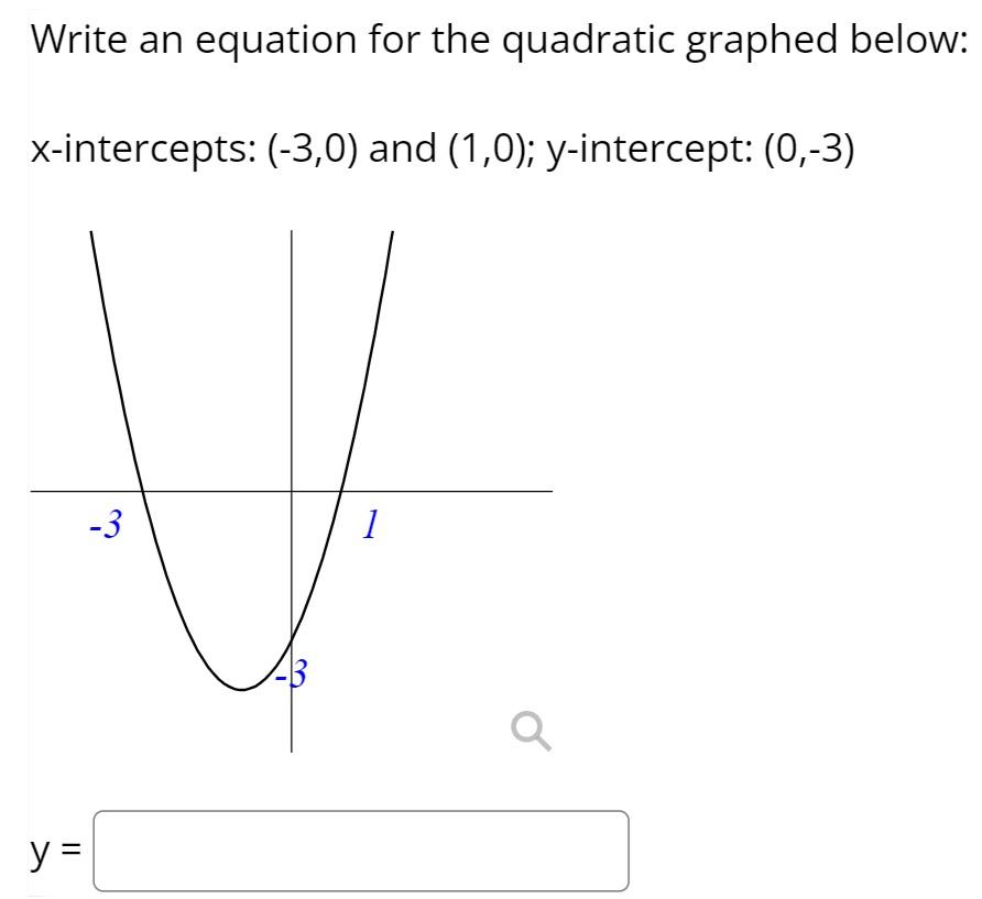 Solved Write an equation for the quadratic graphed below: | Chegg.com