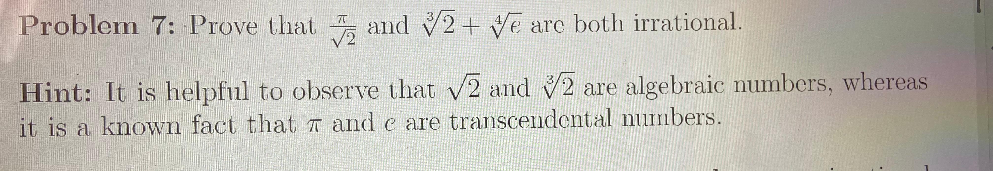 Solved T 3 Problem 7: Prove that ta and V2 + Ve are both | Chegg.com