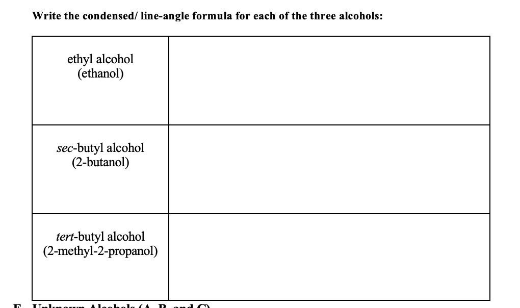 Solved Write the condensed/ line-angle formula for each of | Chegg.com