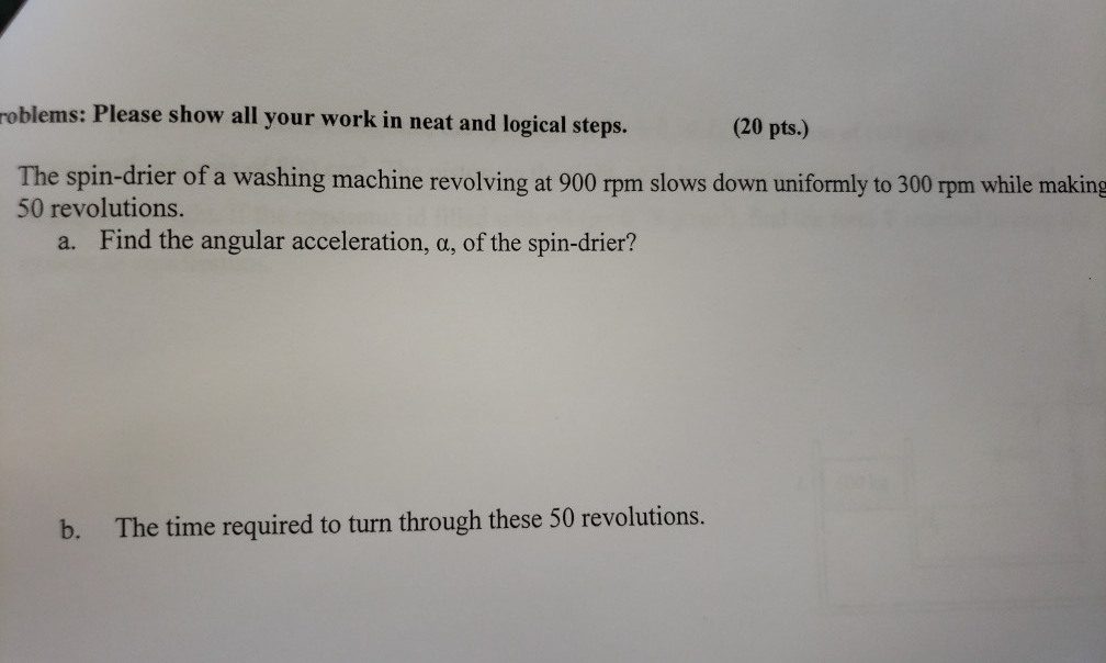 Solved roblems: Please show all your work in neat and | Chegg.com Solved roblems: Please show all your work in neat and | Chegg.com