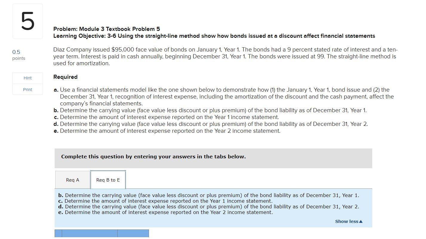 Solved Problem: Module 3 Textbook Problem 5 Learning | Chegg.com