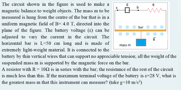 Solved The circuit shown in the figure is used to make a | Chegg.com