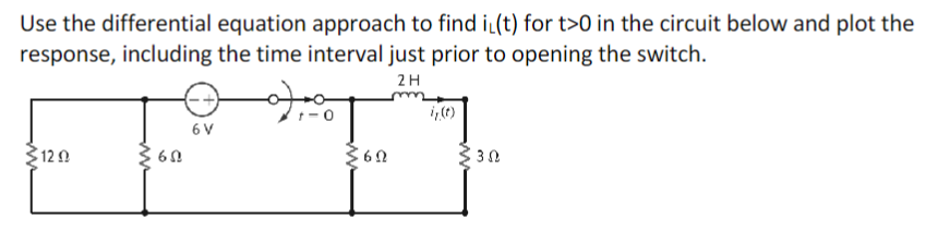 Solved Use the differential equation approach to find i└(t) | Chegg.com