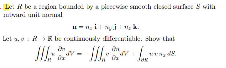 Solved Let R be a region bounded by a piecewise smooth | Chegg.com
