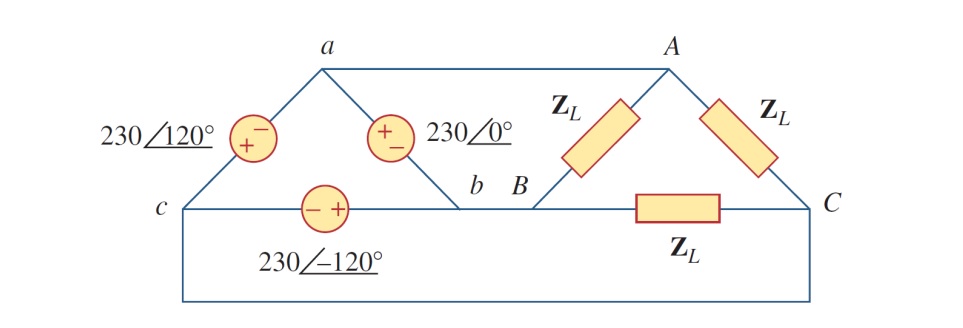 Solved In The Three Phase Electrical Circuit Given Below 6484