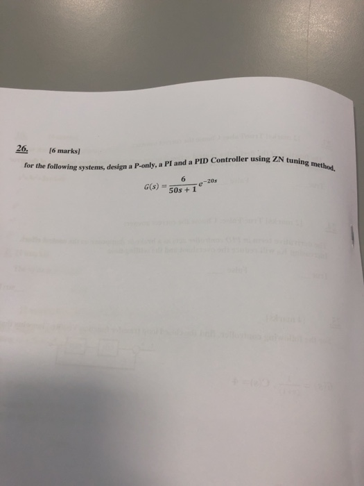 Solved 26. [6 marks for the following systems, design a | Chegg.com