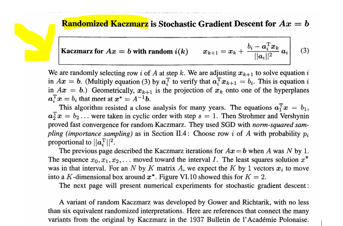 Solved Write A Matlab Code The Kaczmarz Algorithm For A 6096