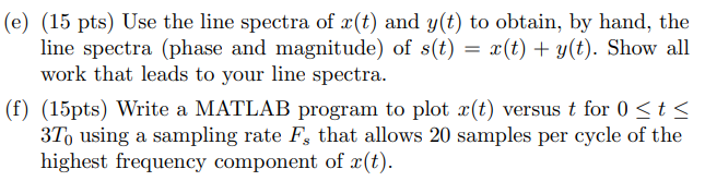 Solved EEL 3502: Signals Digital Filter Design Please show | Chegg.com