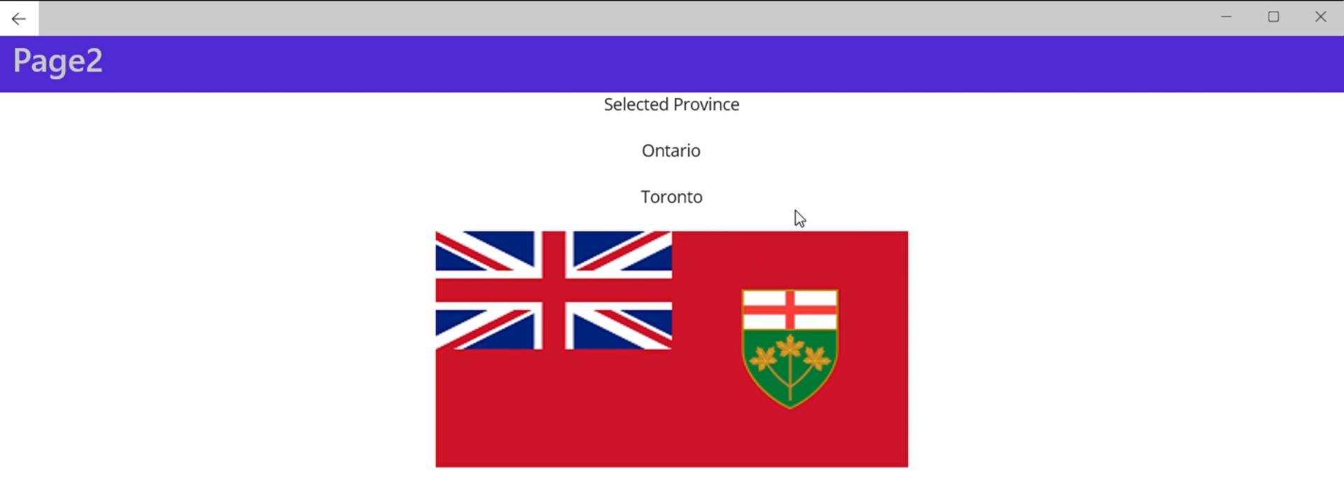 Solved List of Provinces Create MAUI Application that | Chegg.com