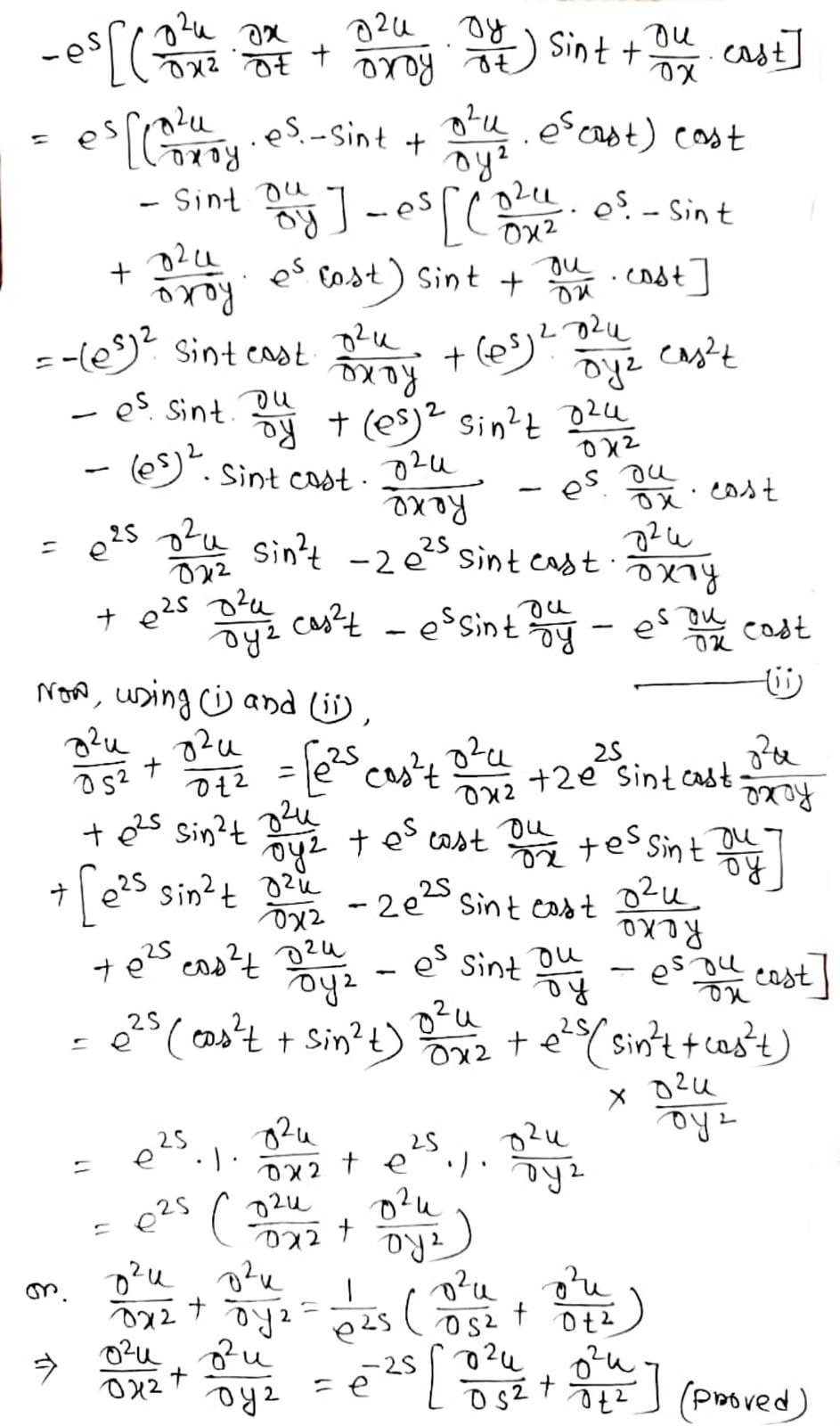 Solved Write Down The Latex Code From The Math In Picture. 