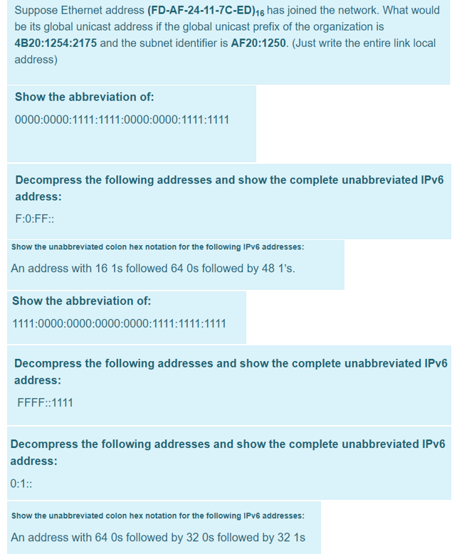 Solved Suppose Ethernet address (FD-AF-24-11-7C-ED) 16 has | Chegg.com