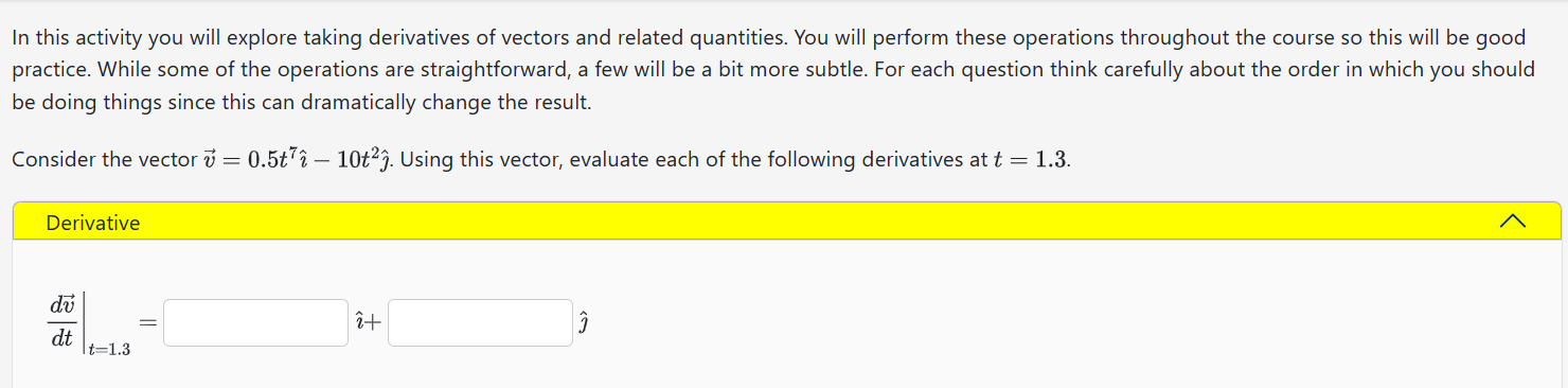 Solved In this activity you will explore taking derivatives | Chegg.com