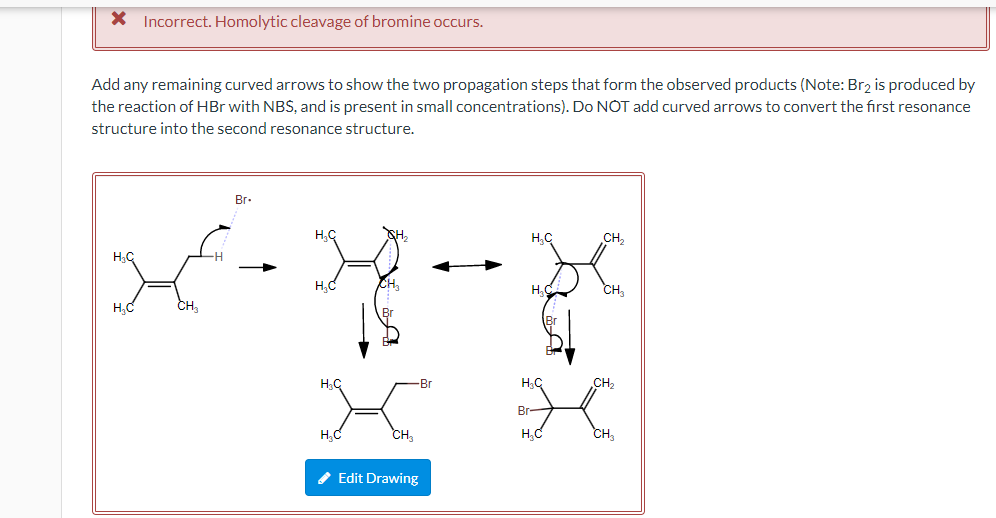 Solved Add any remaining curved arrows to show the two | Chegg.com