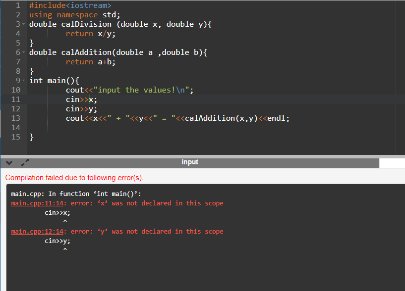 Solved Hello please help me fix this, as you can see I | Chegg.com