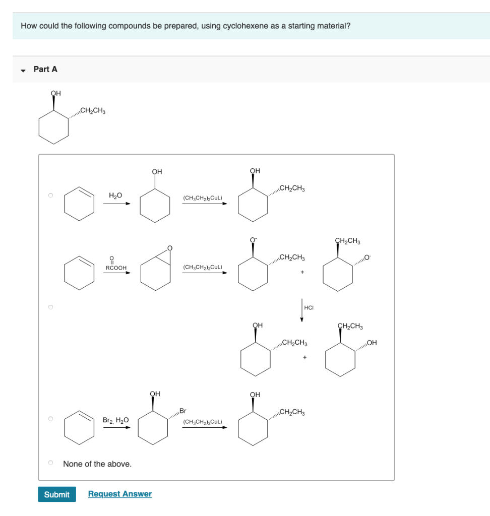 Solved How could the following compounds be prepared, using | Chegg.com